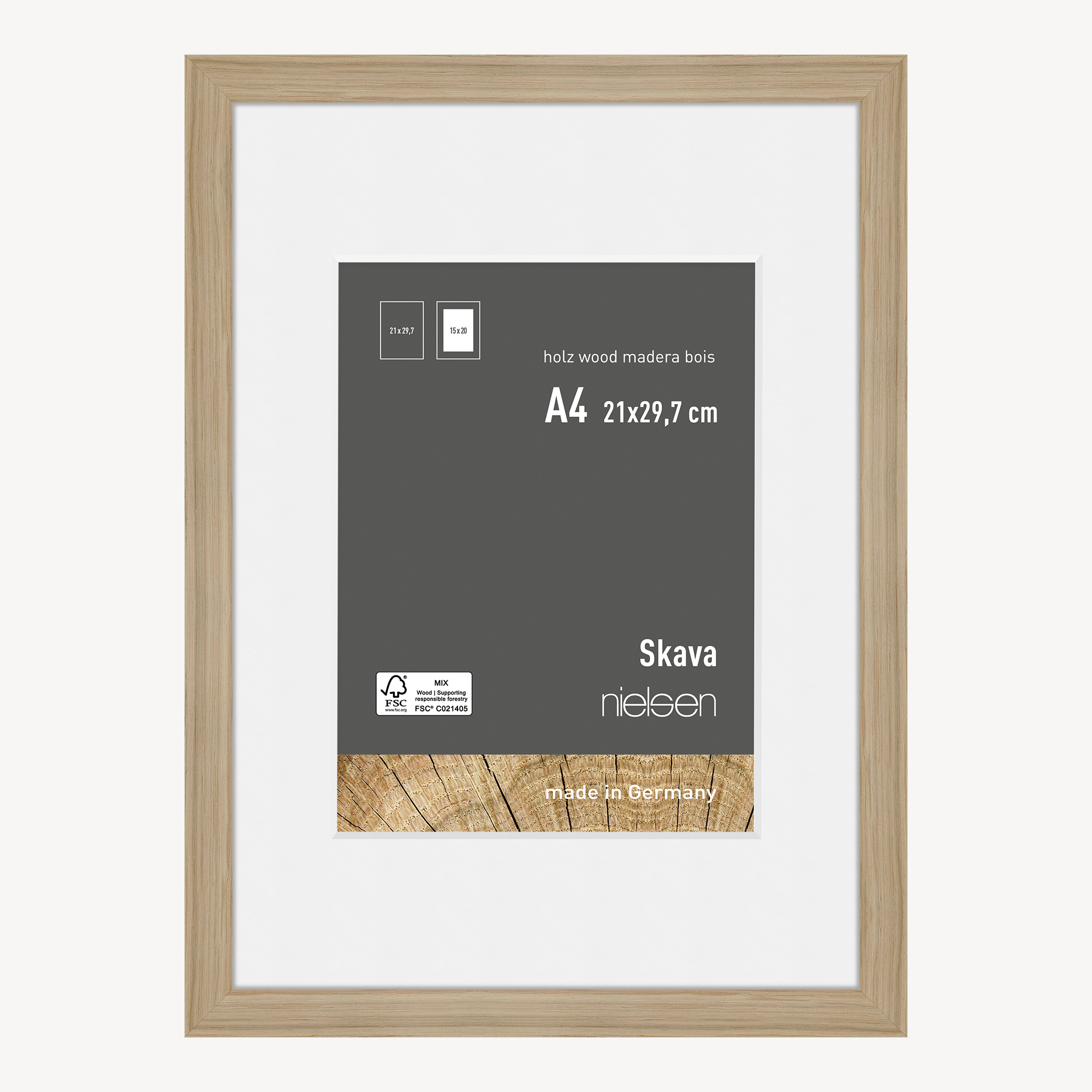 SKAVA 21X29.7/15X20 CHENE - Le Jardin du Rudel